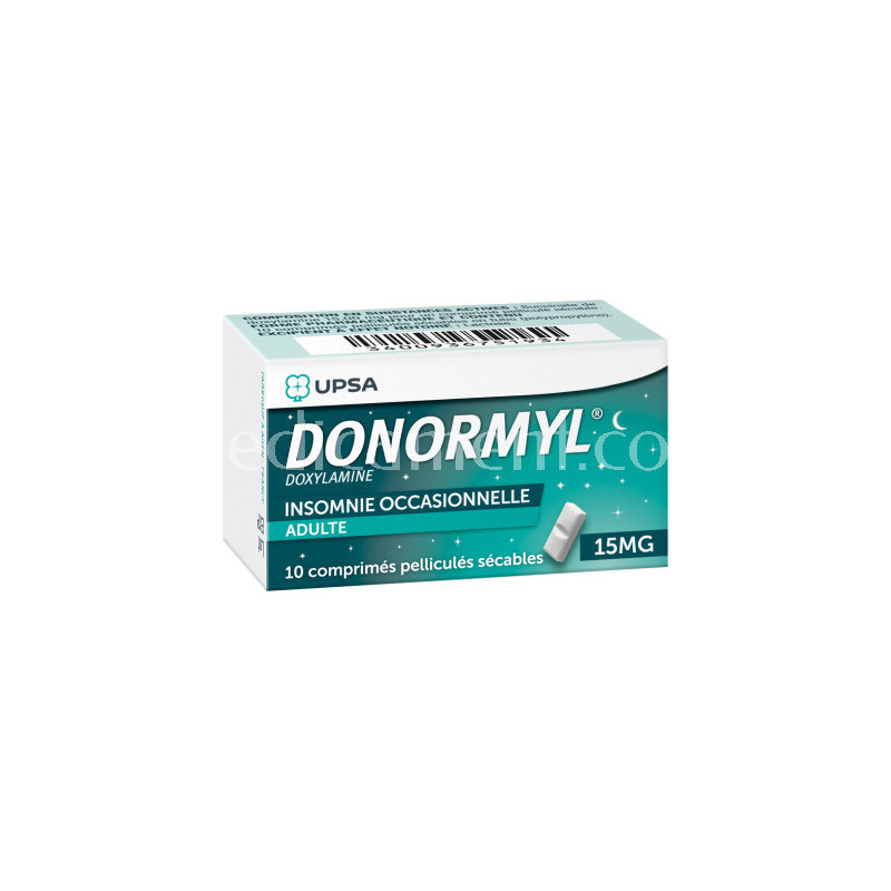 Dornormyl 15 mg 10 comprimés sécables, insomnie occasionnelle