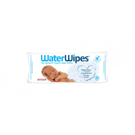 WaterWipes lingettes nettoyantes pour bébé composées à 99,9 d'eau