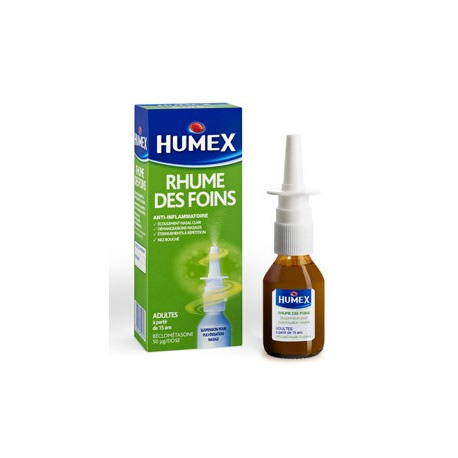 Humex Rhume des foins Béclométasone 50 µg/dose