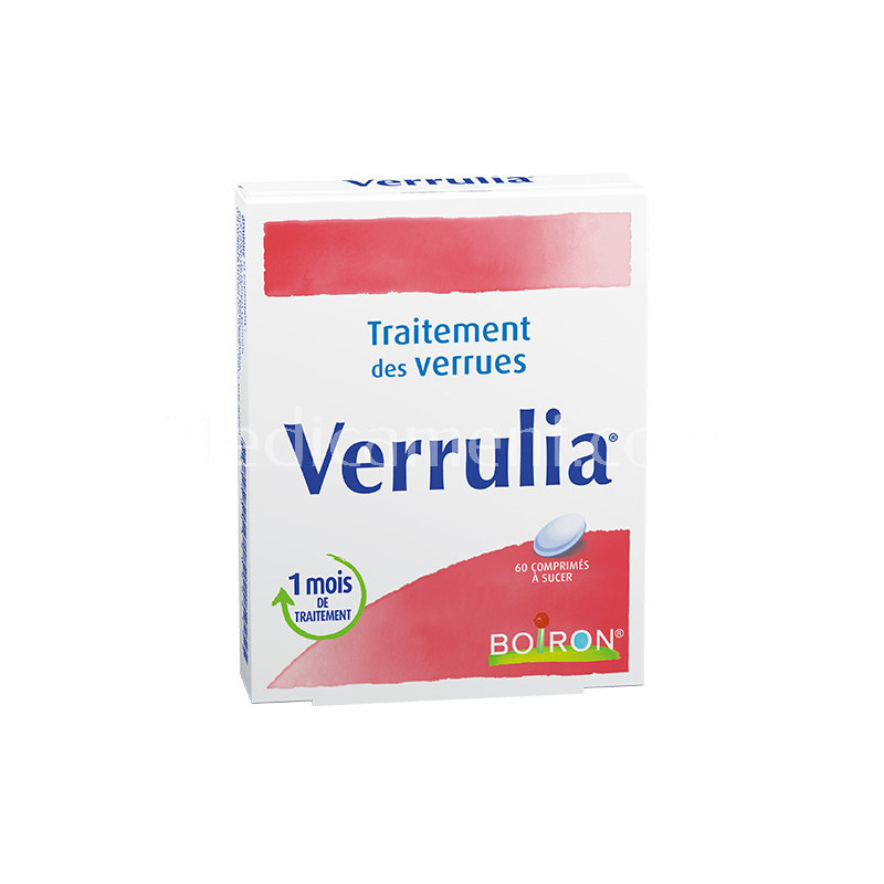 Verrulia comprimés, traitement des verrues homéopathie Boiron
