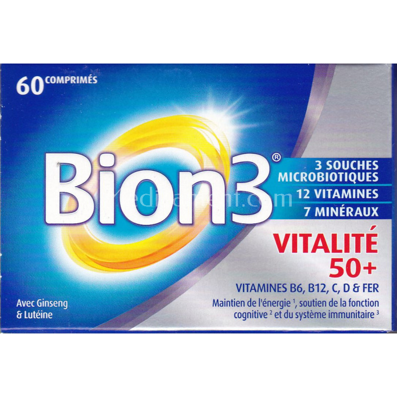 Bion 3 Vitalité 50+ comprimés vitamines séniors