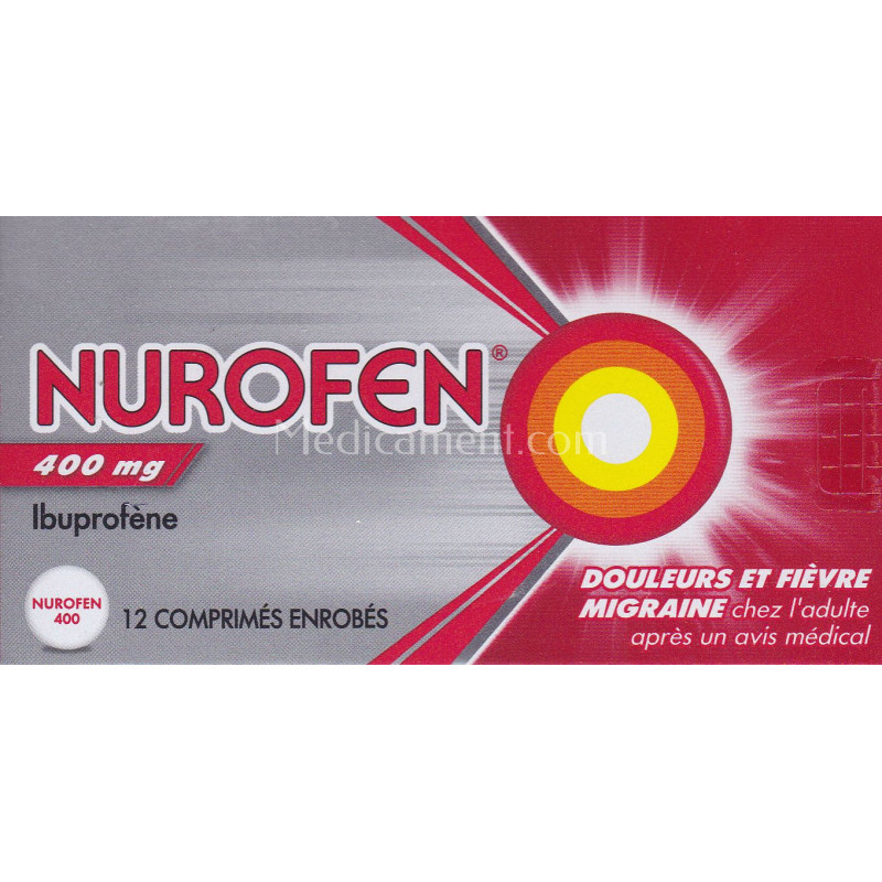 Nurofen 400mg 12 Comprimés enrobés