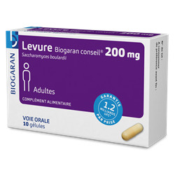 Charbon / Levure 30 Gélules Biogaran Conseil Gaz intestinaux et ...