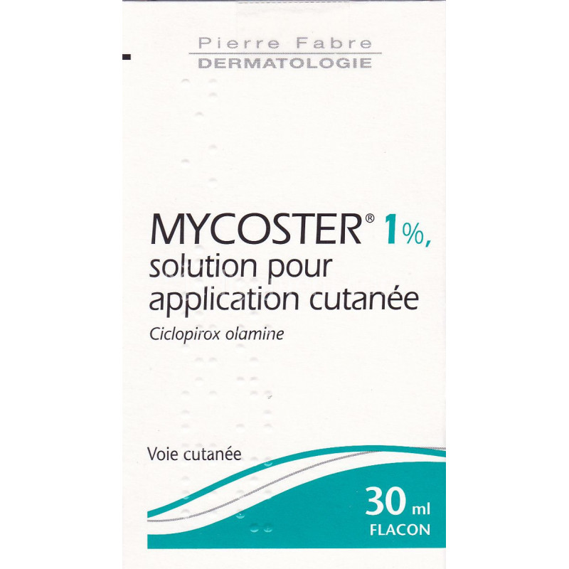 Mycoster 1% Solution pour application cutanée mycoses de la peau et des ...