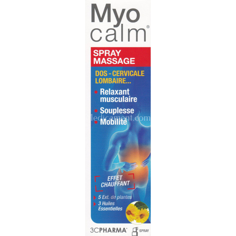 Myocalm contractions musculaire comprimés, apaisant et relaxant 3 Chênes