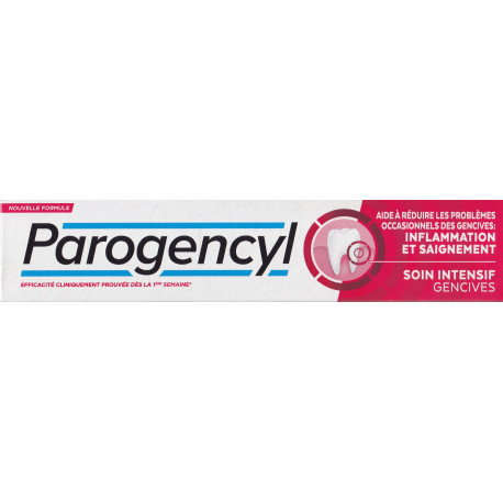 Parongencyl dentifrice dents sensibles, soin intensif gencives