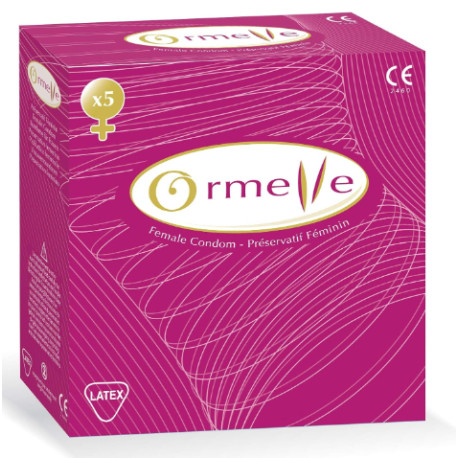 Ormelle Préservatifs féminins lubrifiés Contraceptif et protège des IST