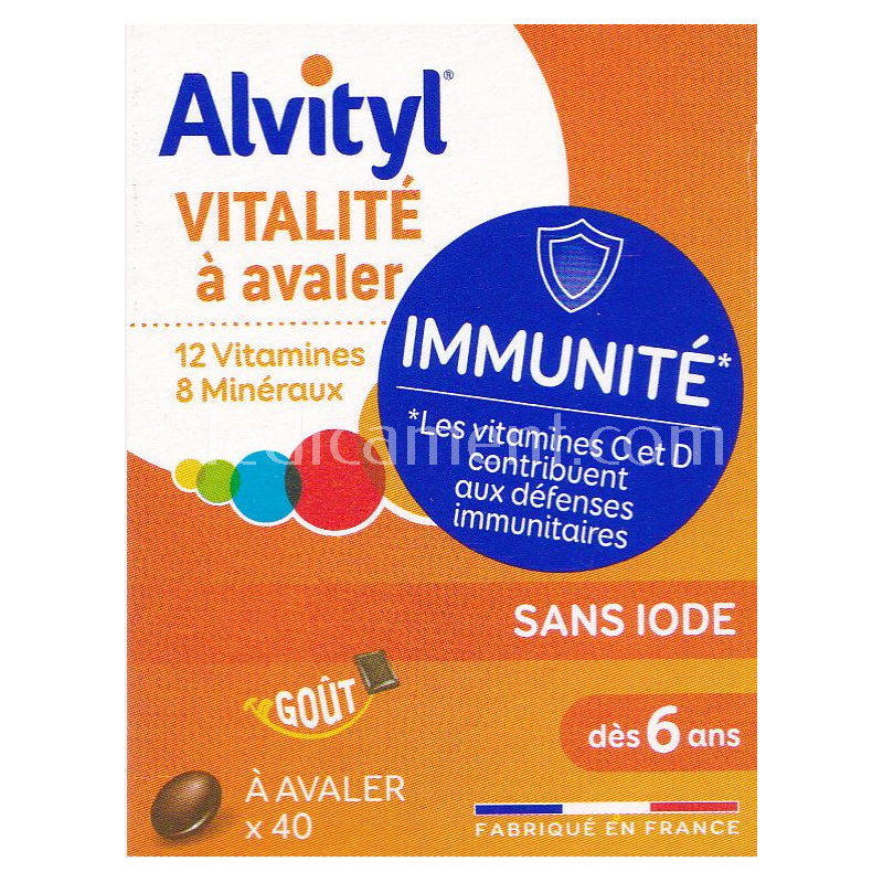 Alvityl vitamines, minéraux et oligo-éléments, comprimés enrobés