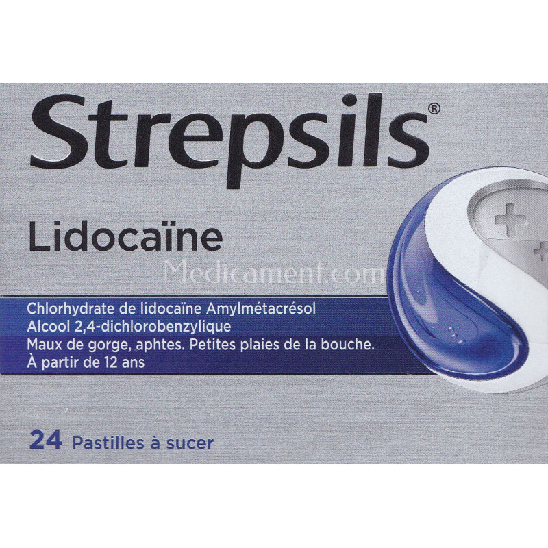 Strepsils lidocaïne Pastilles à sucer, maux de gorge