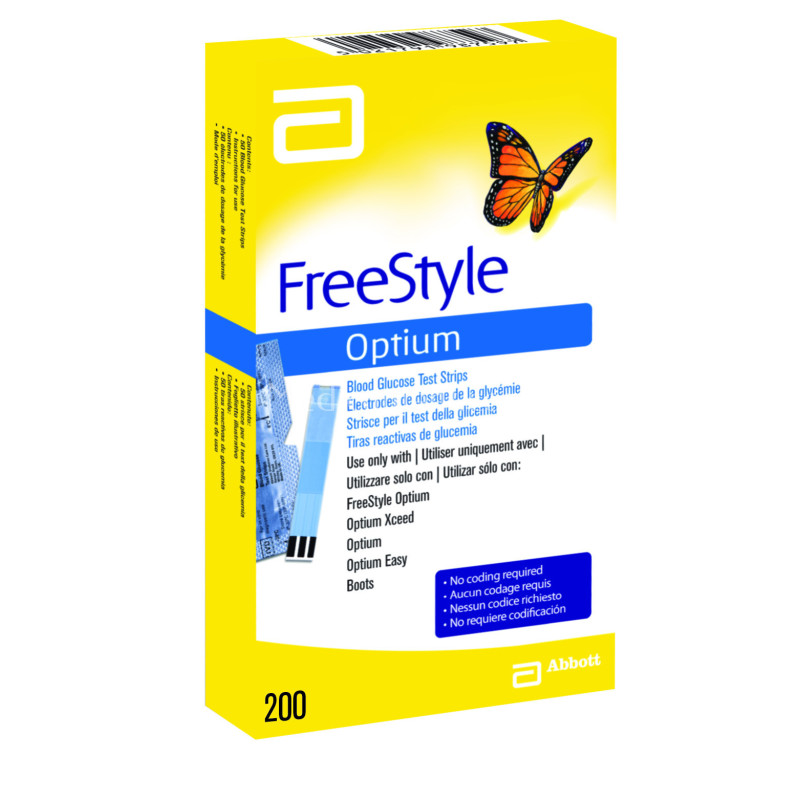 FreeStyle Optium Béta-Kétone 10 Bandelettes réactives détection des ...