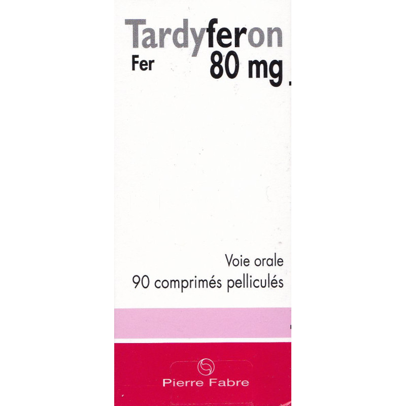 Tardyferon 80 mg 30 comprimés à base de fer contre l'anémie