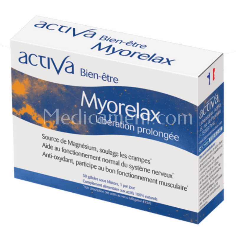 Activa Bien-être Myorelax 30 gélules décontractant musculaire