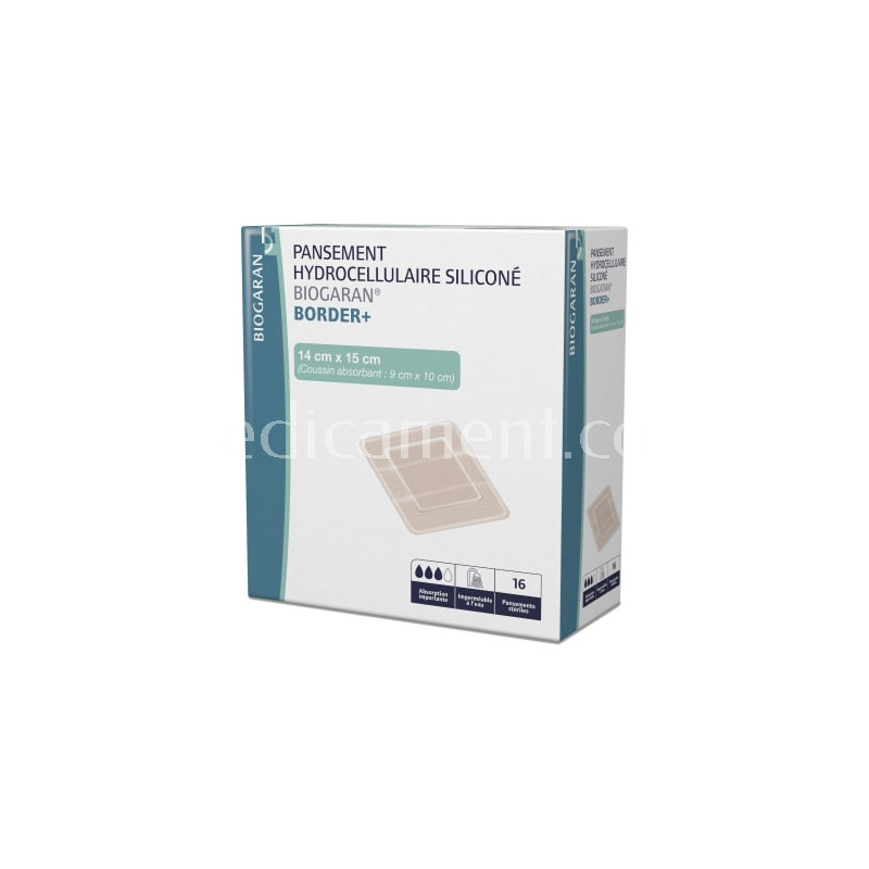 Pansements Hydrocellulaires siliconés Border+ Biogaran