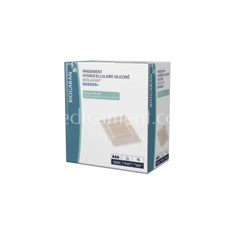 Pansements Hydrocellulaires siliconés Border+ Biogaran