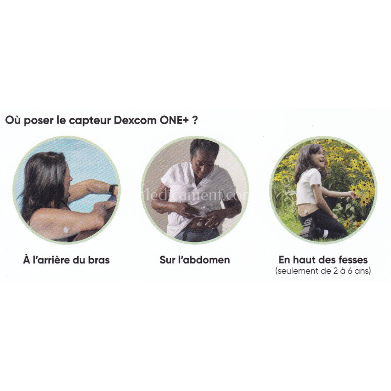 Dexcom ONE+ mesure de la glycémie en continu tout-en-un