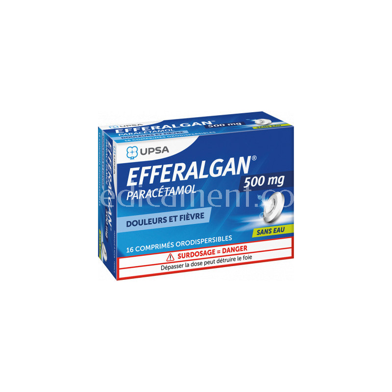 Efferalgan 500 mg Comprimés orodispersibles