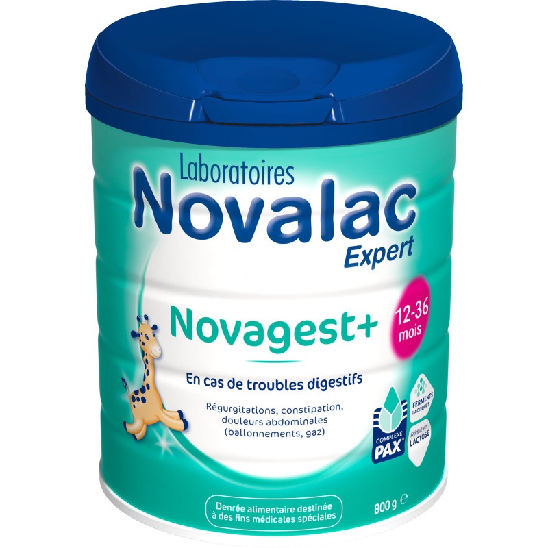 Novalac Novagest+ Lait infantile en poudre 12 à 36 mois 800g ...