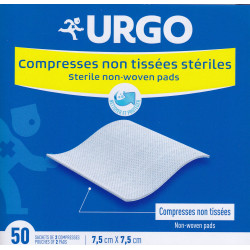 Compresses stériles à usage médical pour les soins des plaies et brûlures