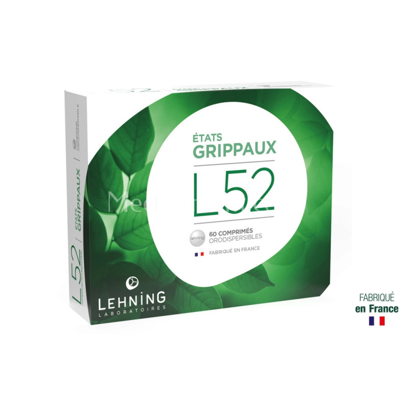 L52 États grippaux Comprimés orodispersibles Lehning