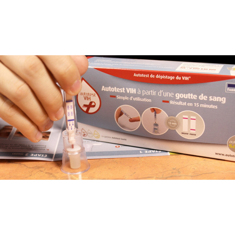 Autotest du VIH dépistage rapide du SIDA à domicile