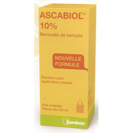 Ascabiol émulsion pour application cutanée 125 ml Zambon