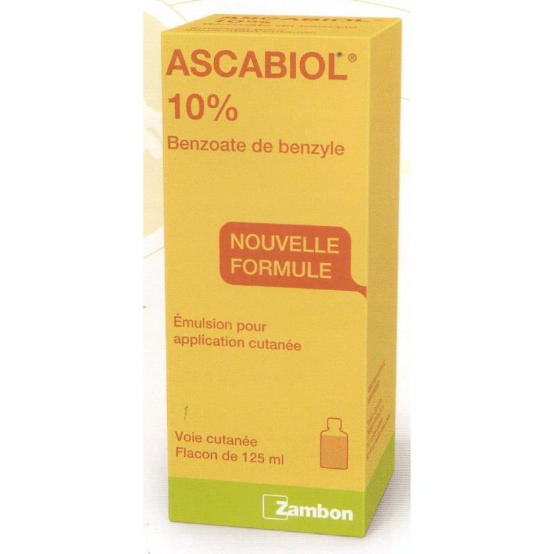 Ascabiol émulsion pour application cutanée 125 ml Zambon