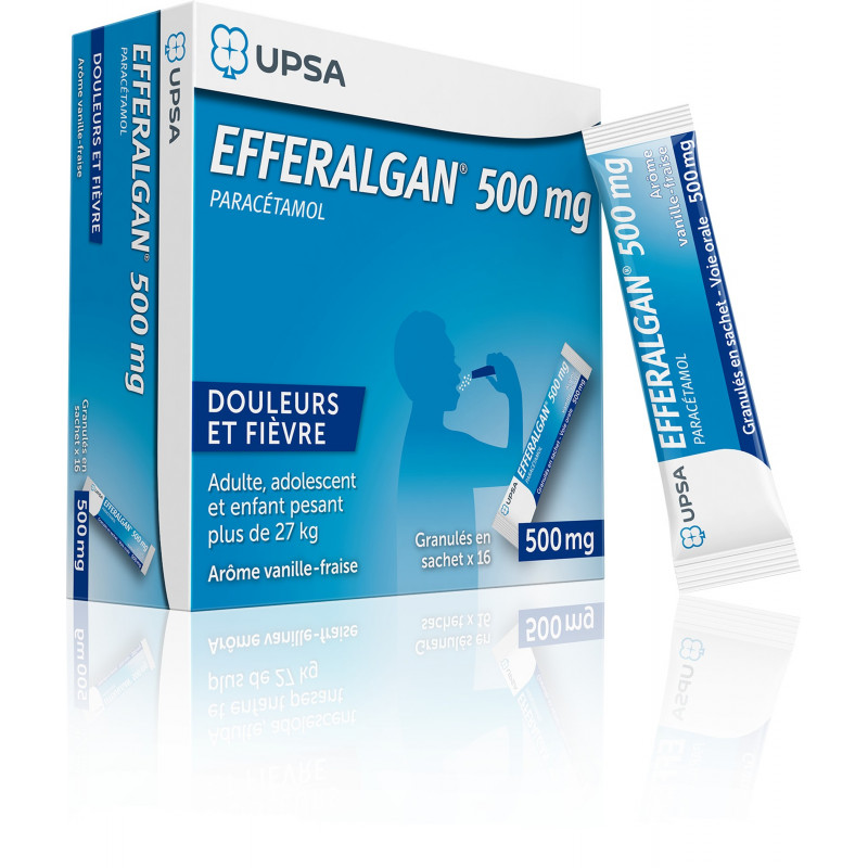 Efferalgan 500 g granulés en sachets boîte de 16 sachets